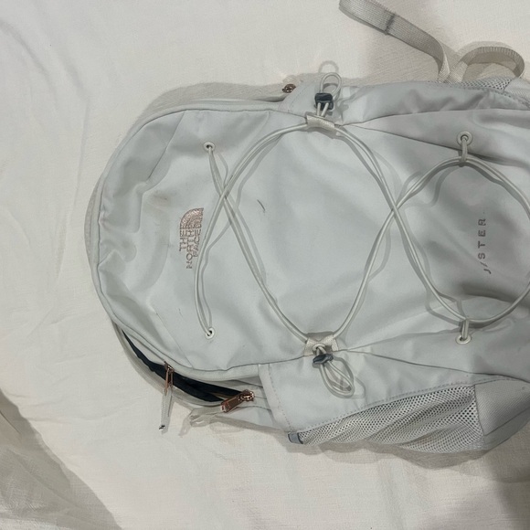 The North Face | Bags | The North Face Light Gray Backpack | Poshmark